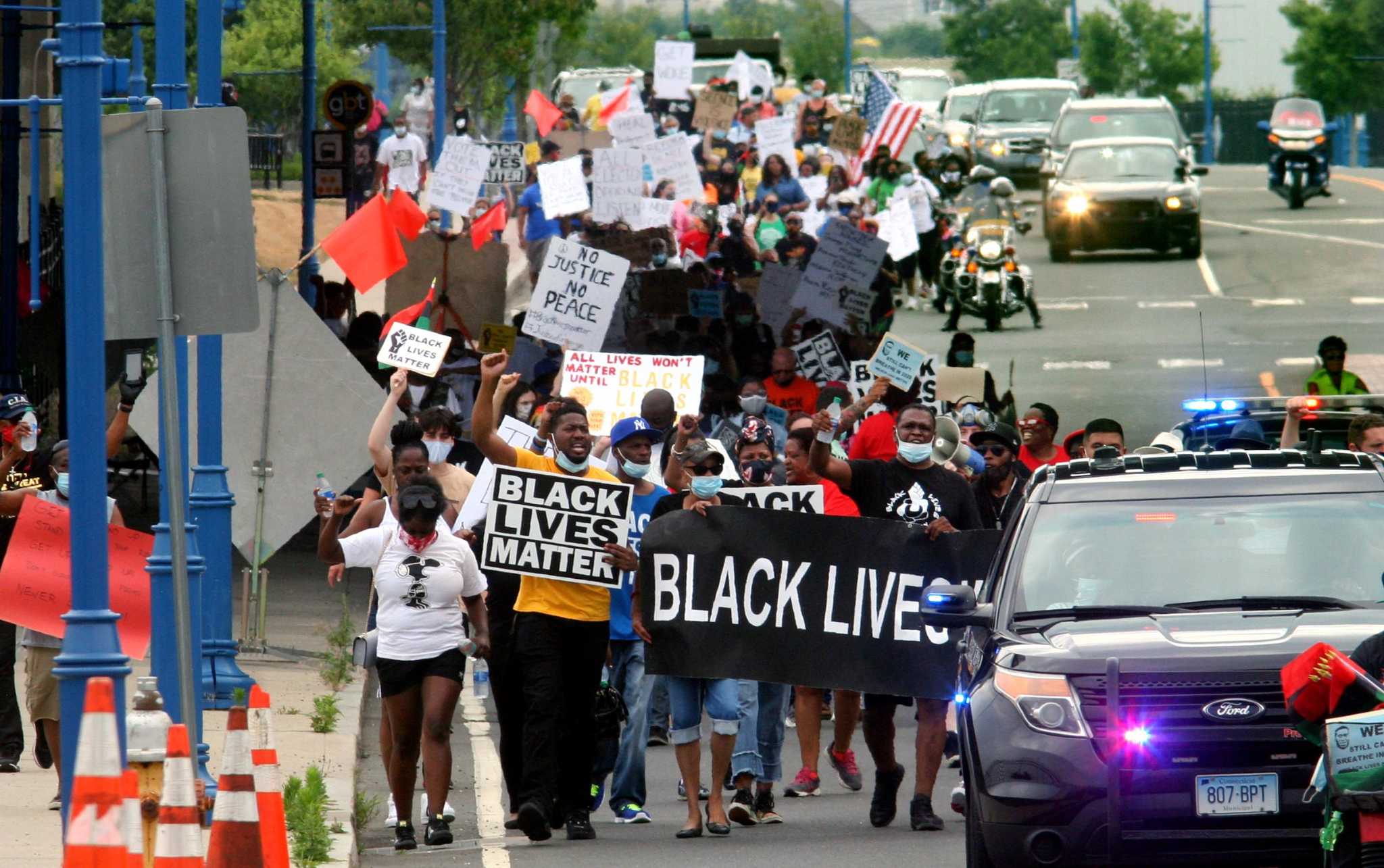 250 participated in community march from Stratford Avenue to Broad Street