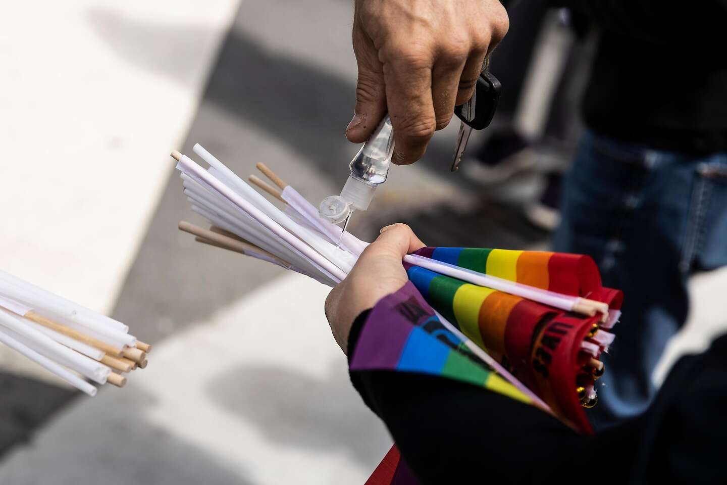 George Floyd protests merge with Pride on 50th anniversary San ...