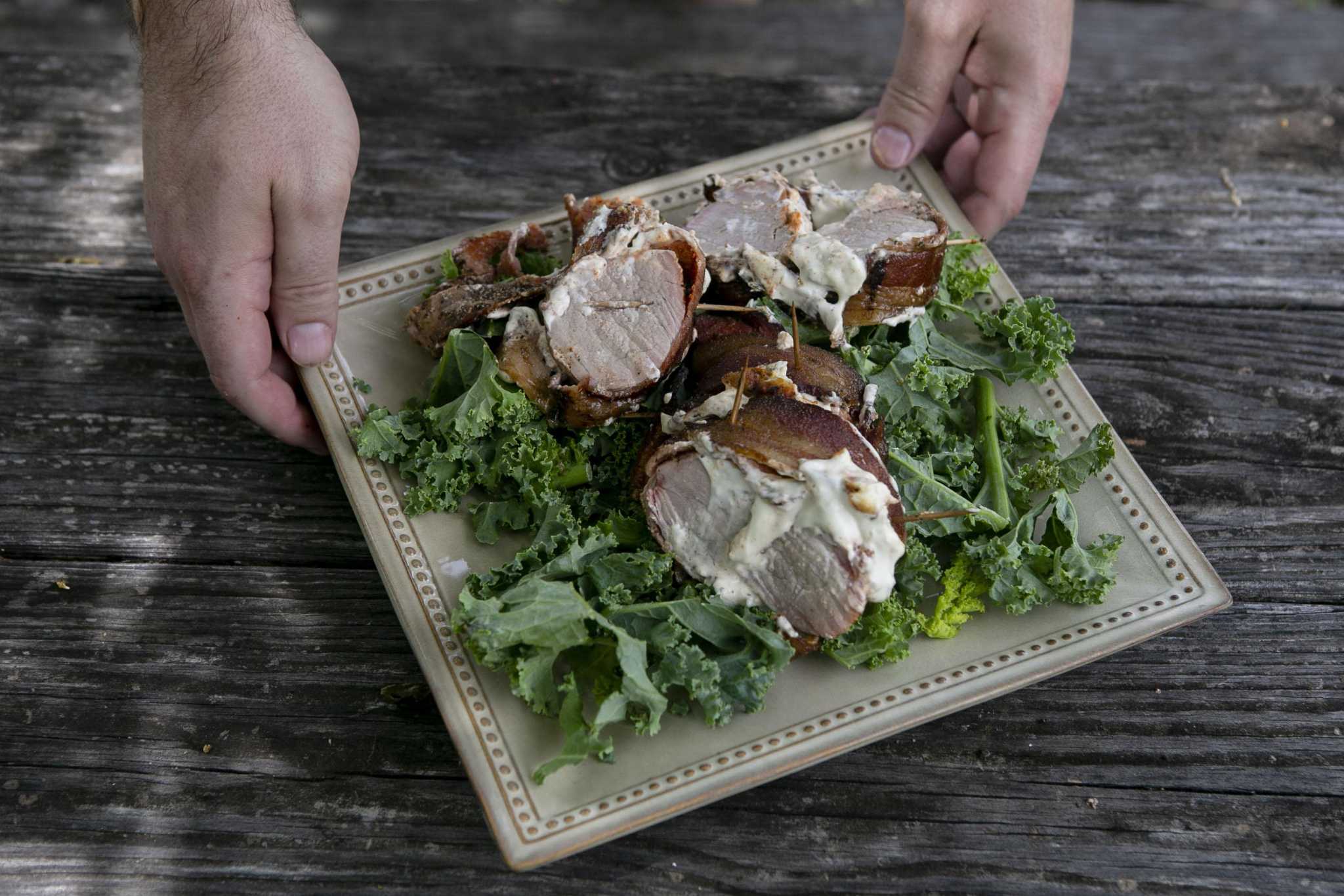 Recipe: Bacon-Wrapped Smoked Pork Loin Bomb