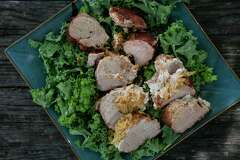 Recipe: Smoked Pork Loin with Ruffles Potato Chips and Onion Dip