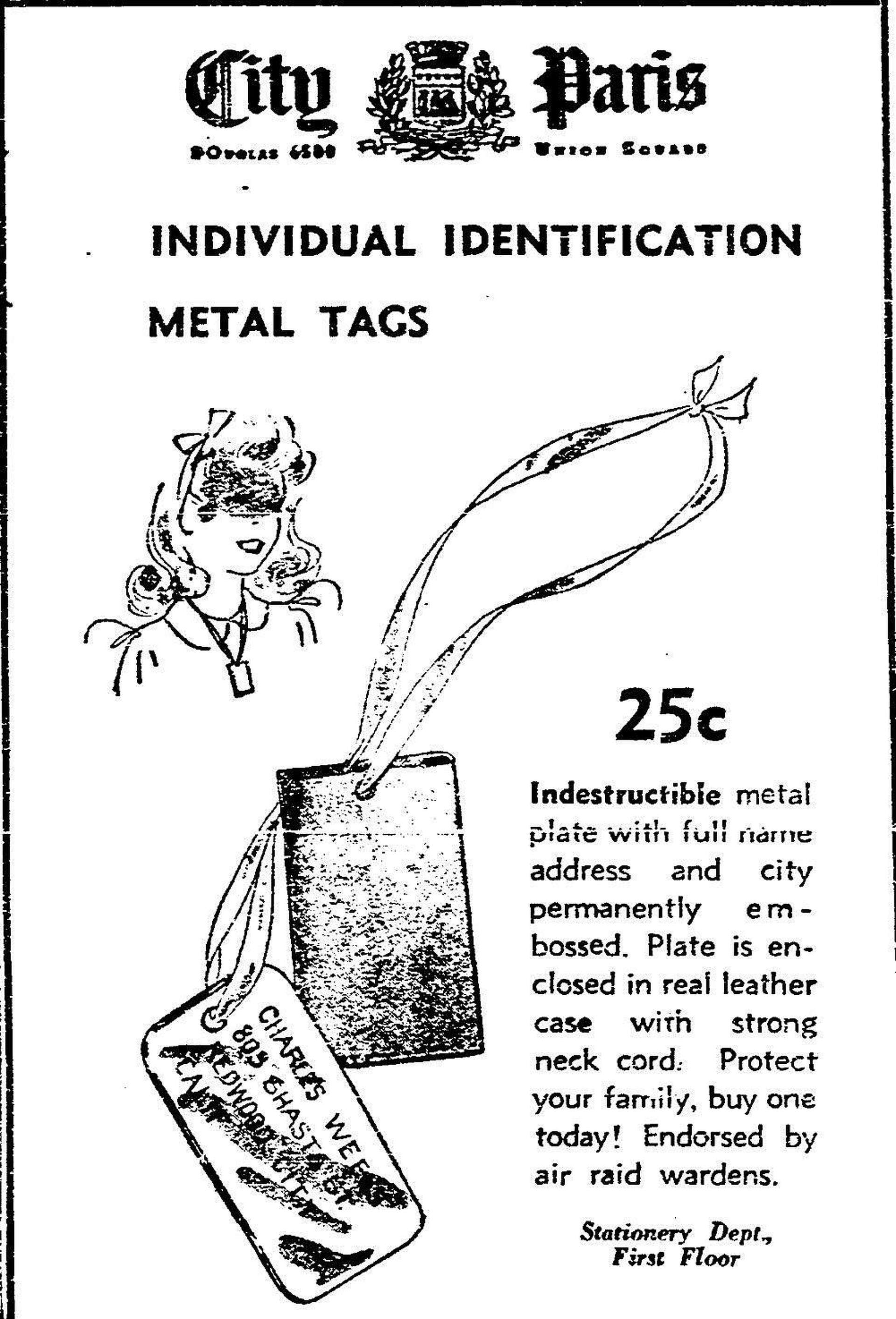 The ‘new normal’ — in 1942: A look back at wartime ads in The Chronicle