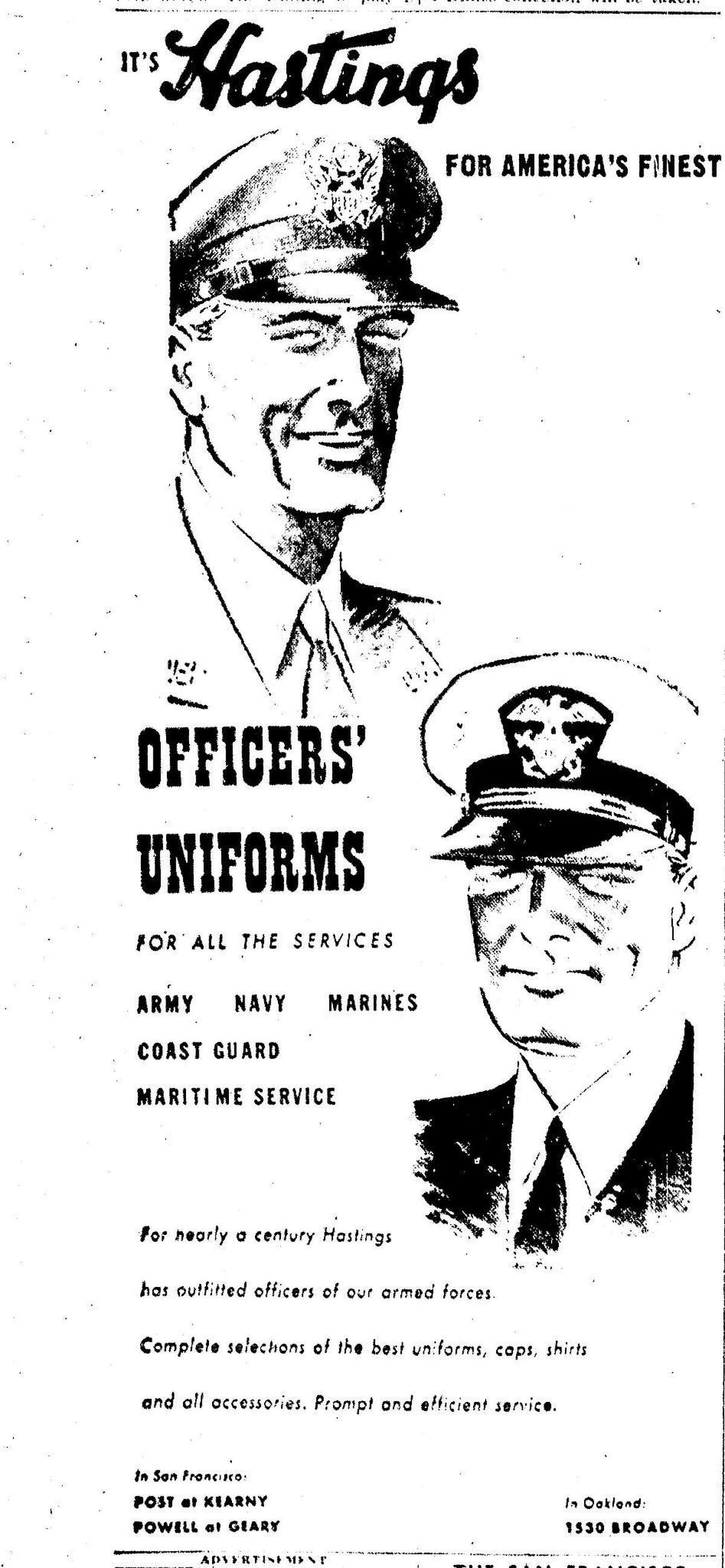 The ‘new normal’ — in 1942: A look back at wartime ads in The Chronicle