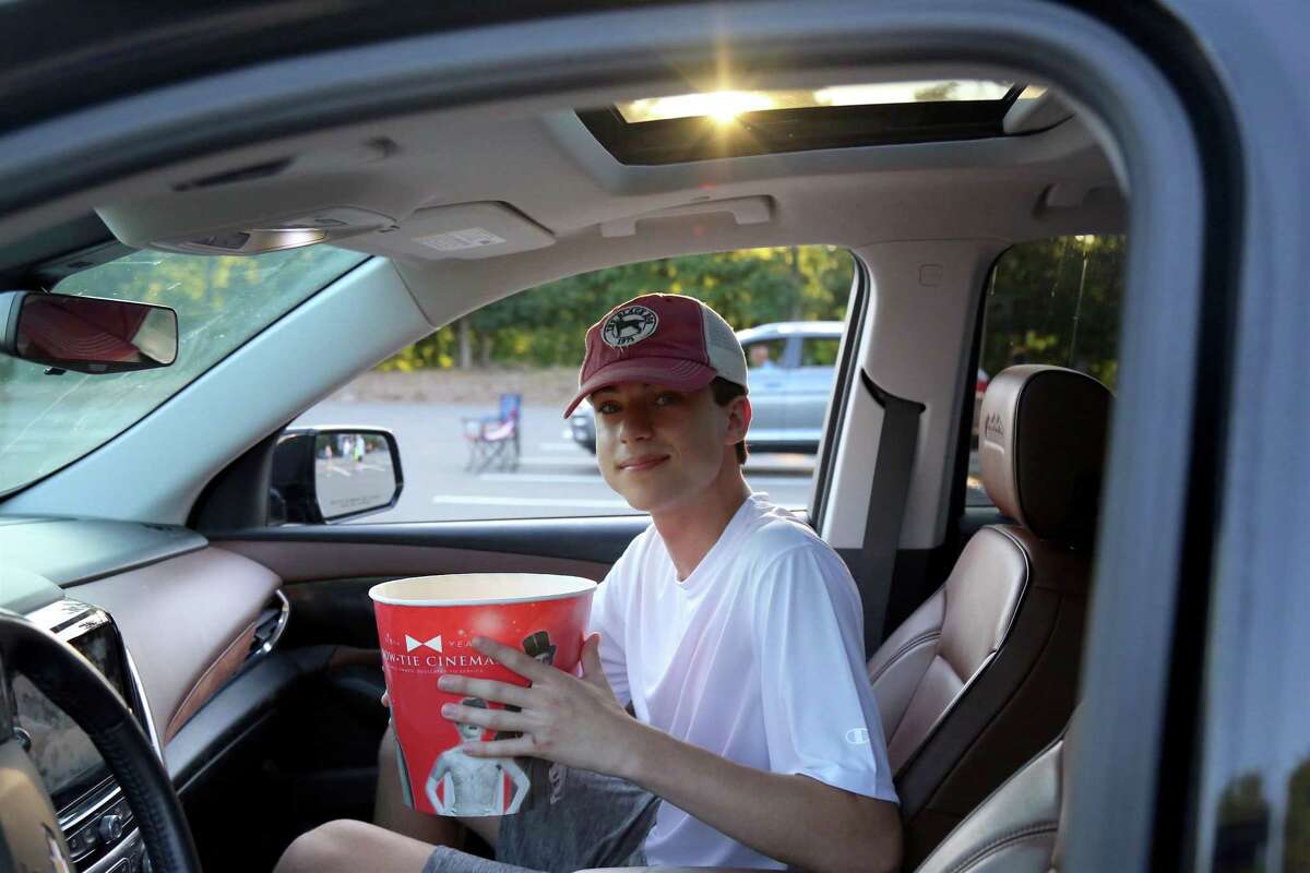 Photos: Drive-in theater debuts in Westport