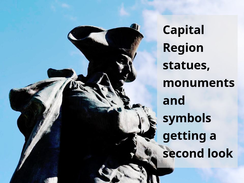 A list of local statues that honor slave owners and others