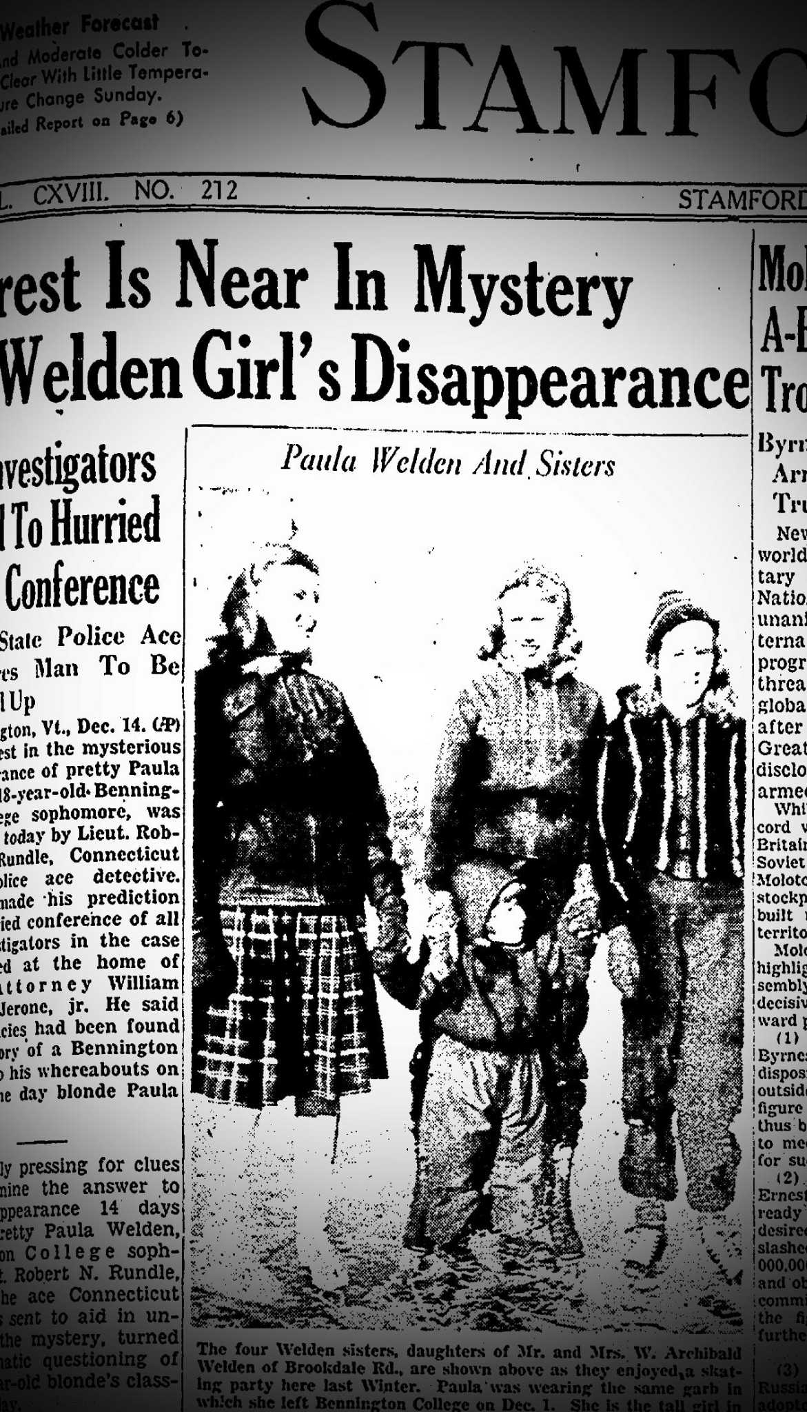 John Breunig: A lost Stamford girl in 1946 inspired author Shirley ...