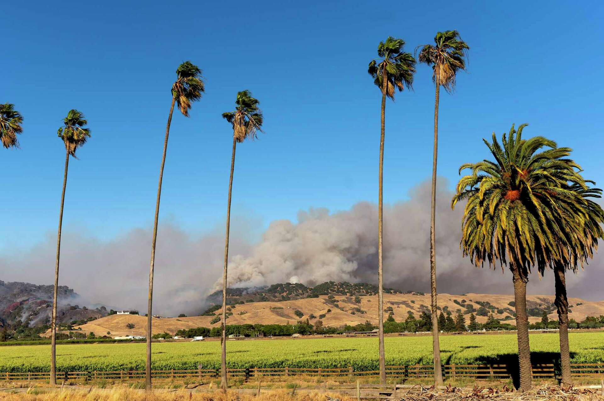 Fire on I-680 shuts lanes in Benicia; crews battle 2,000-acre blaze ...