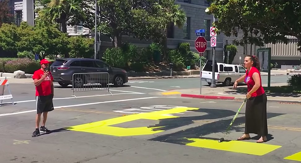 Bay Area pair who painted over BLM mural charged with hate crime