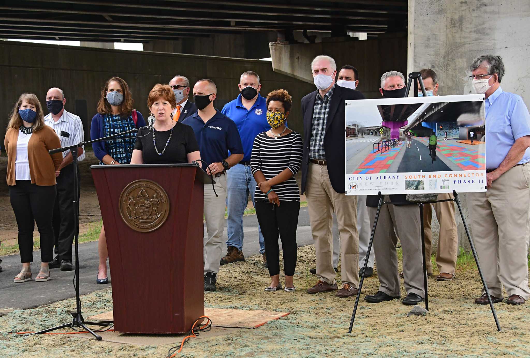 Albany's South End bike-trail connector opens