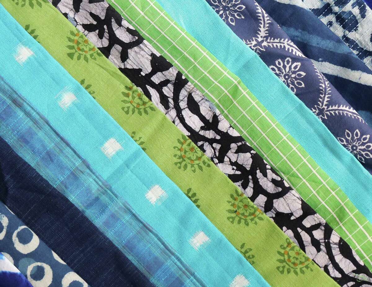 One-of-a-kind Indian scarves now available at Pondicheri