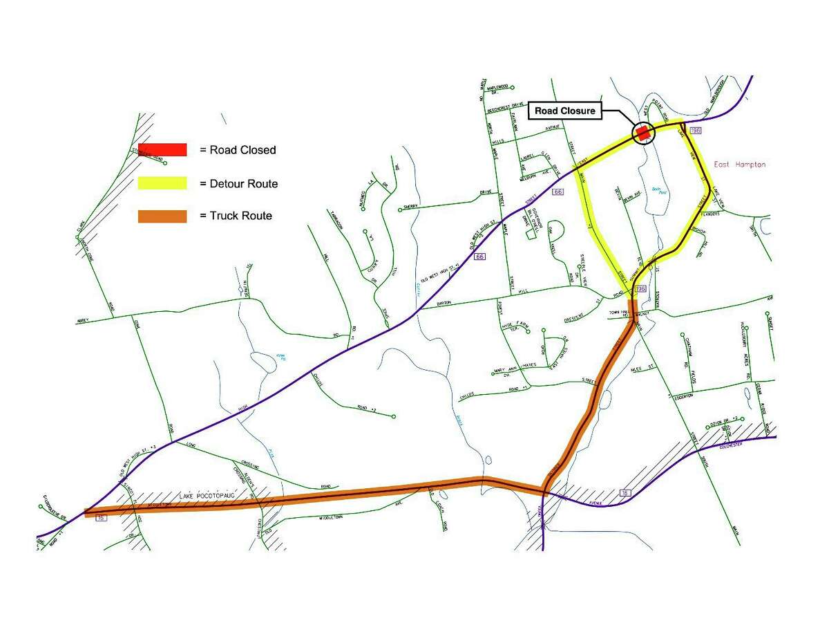 Connecticut DOT to conduct road work in East Hampton