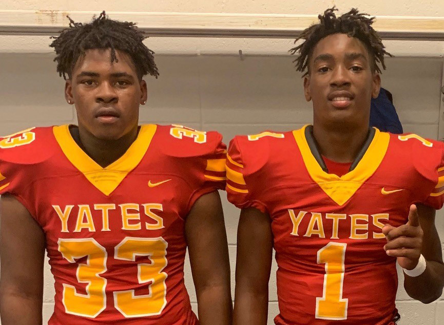 Yates football's Brodrick, Brandon Brown save couple from garage fire