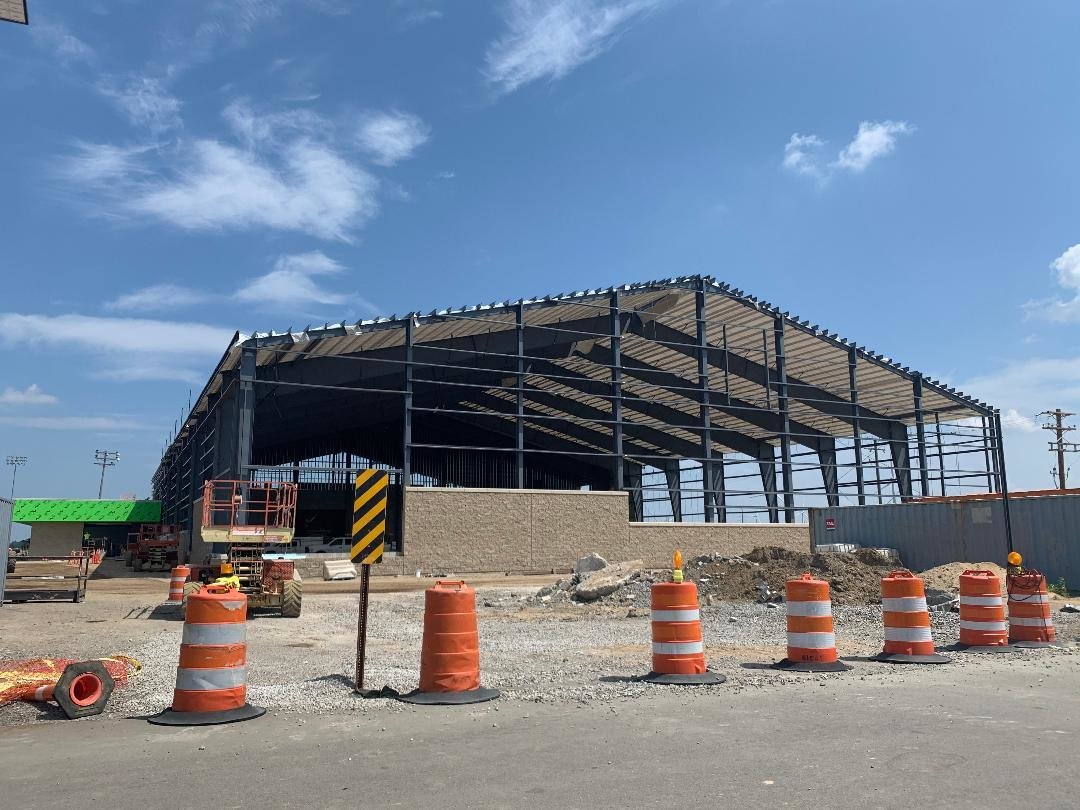 Construction on Laker Legacy Center progresses after state shutdown