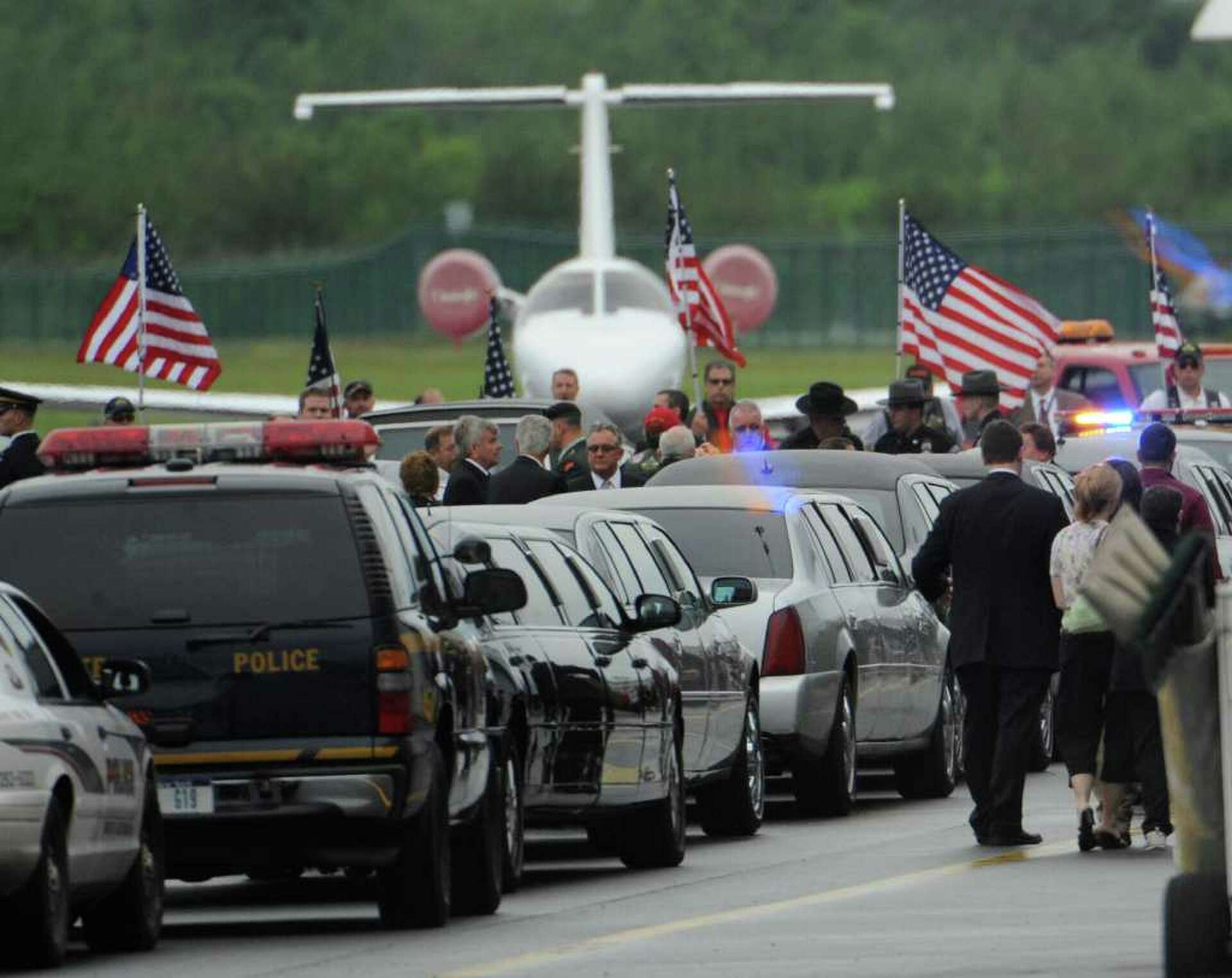 Village turns out to honor fallen GI