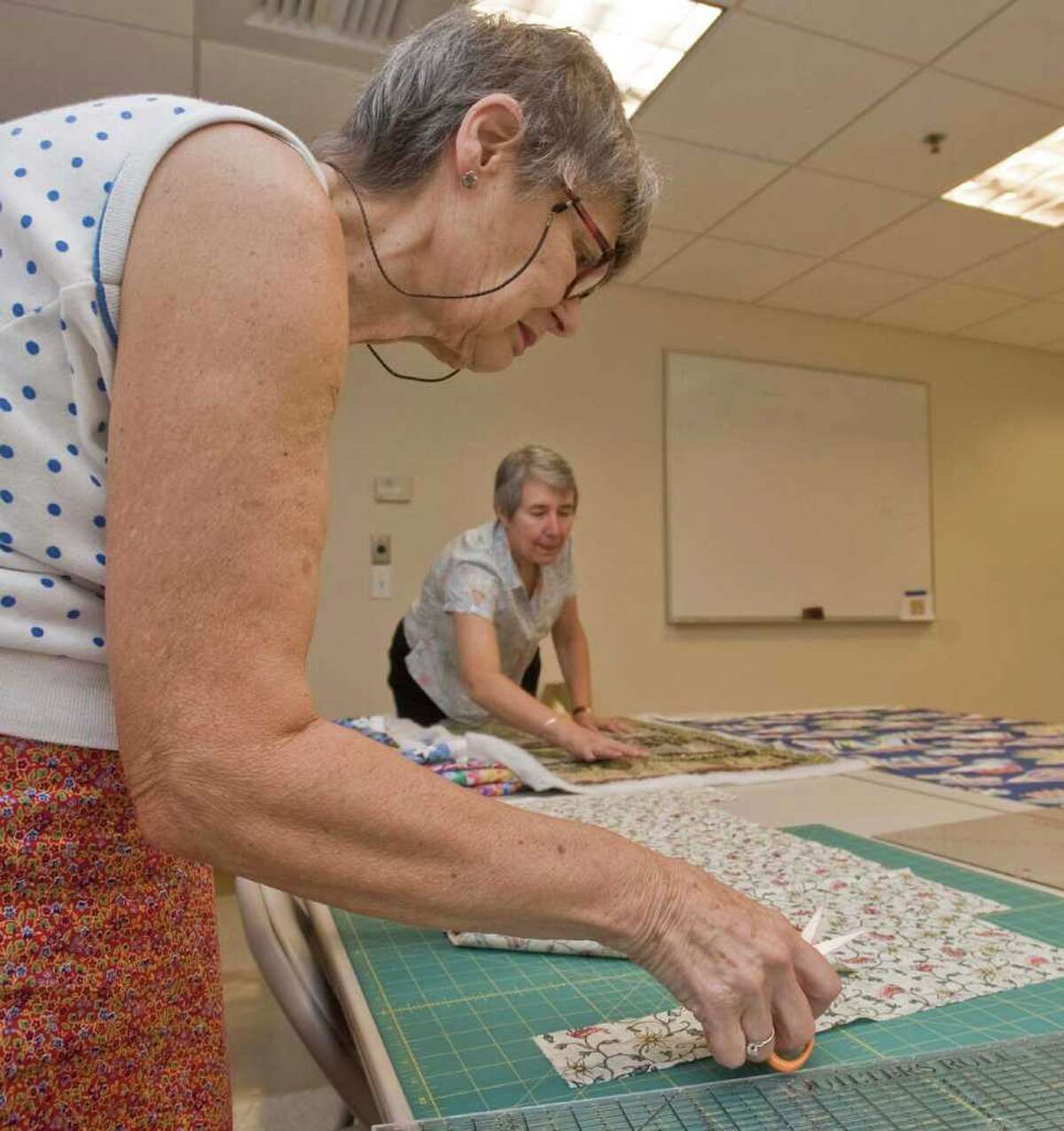 Hands-on crafts done Tuesdays