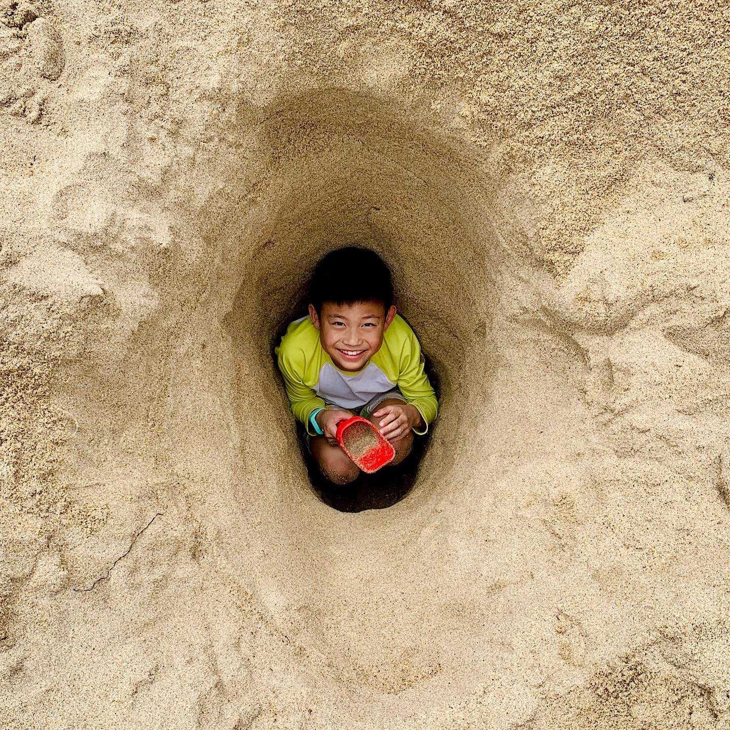 Photos show boy before terrifying sand collapse left him trapped in hole