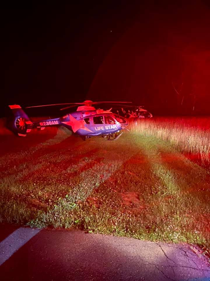 Officials: Two moped crash victims transported via Life Star