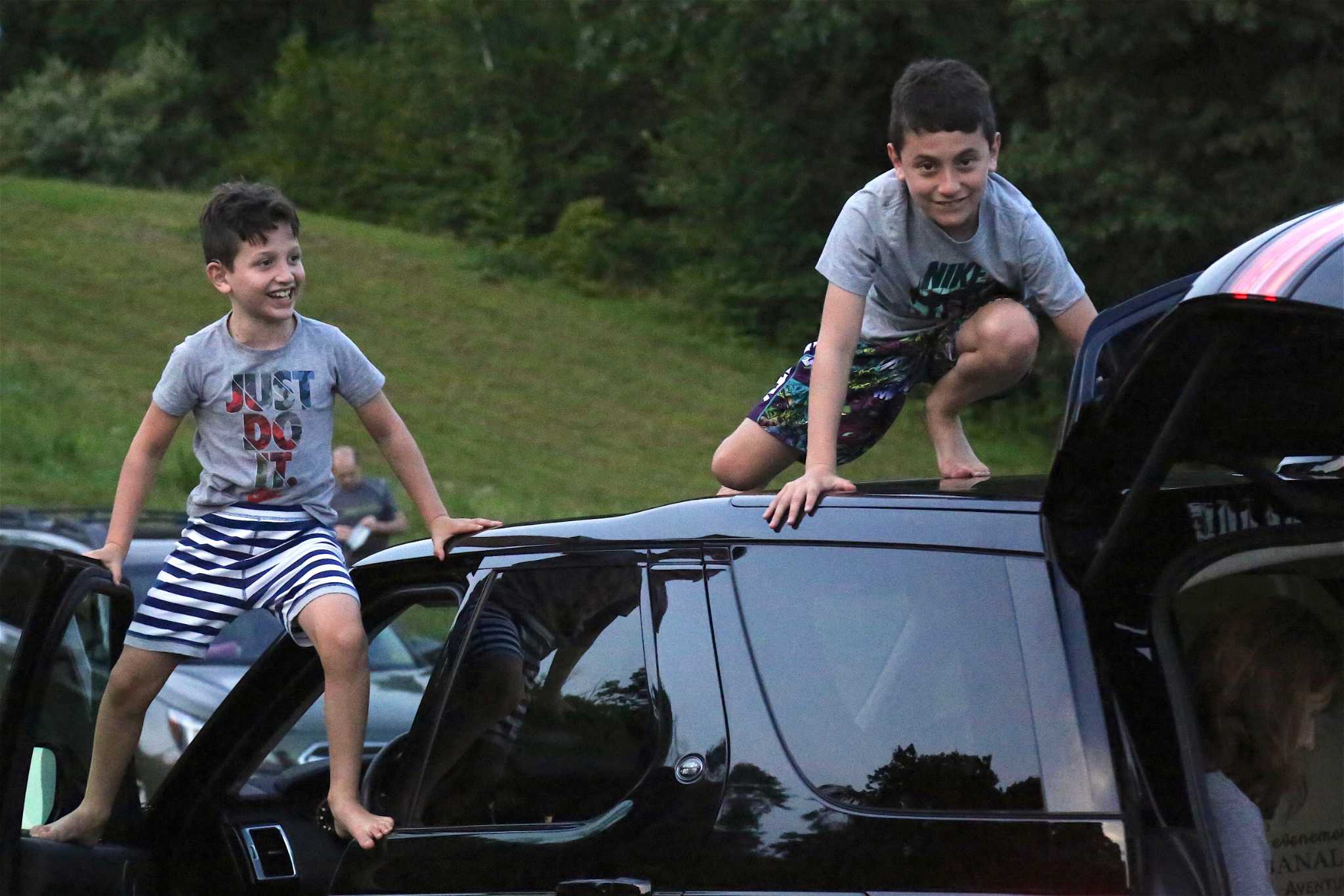 Photos: Pop-up drive-in movie in Weston with Westport film critic