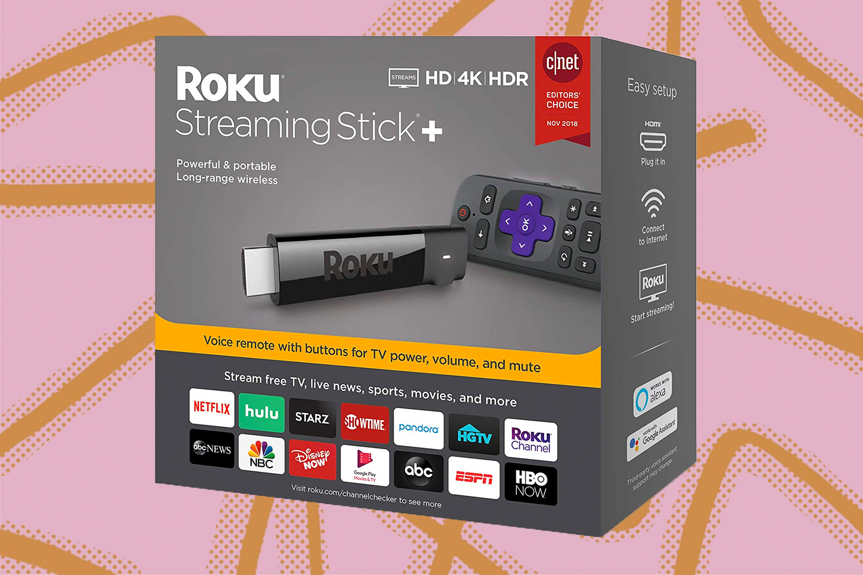 Roku 4K streaming media players are deeply discounted today