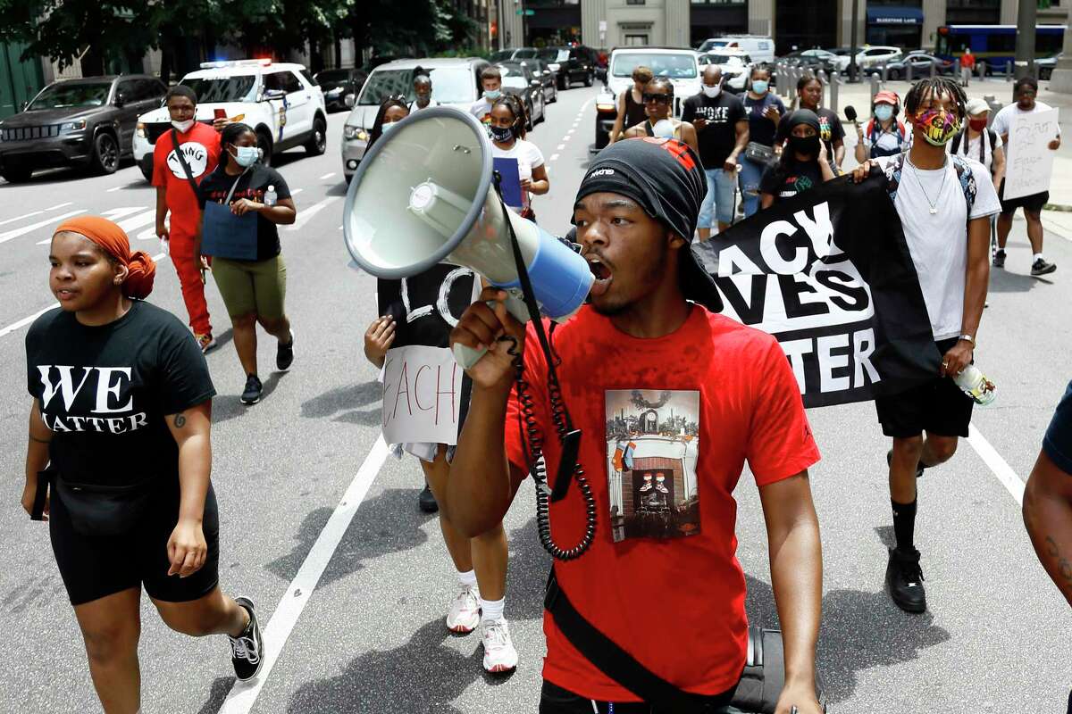 Striking workers protest racial inequality