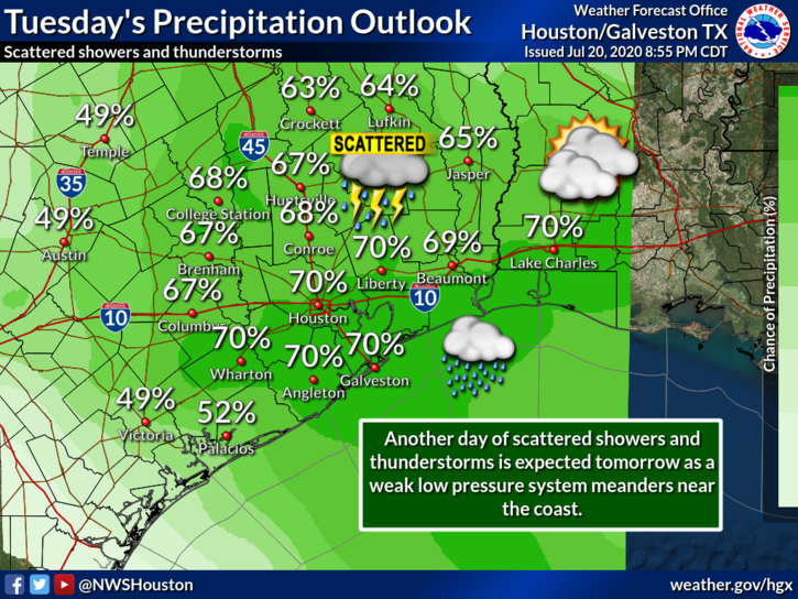 High water possible as tropical disturbance brings sustained rain to ...