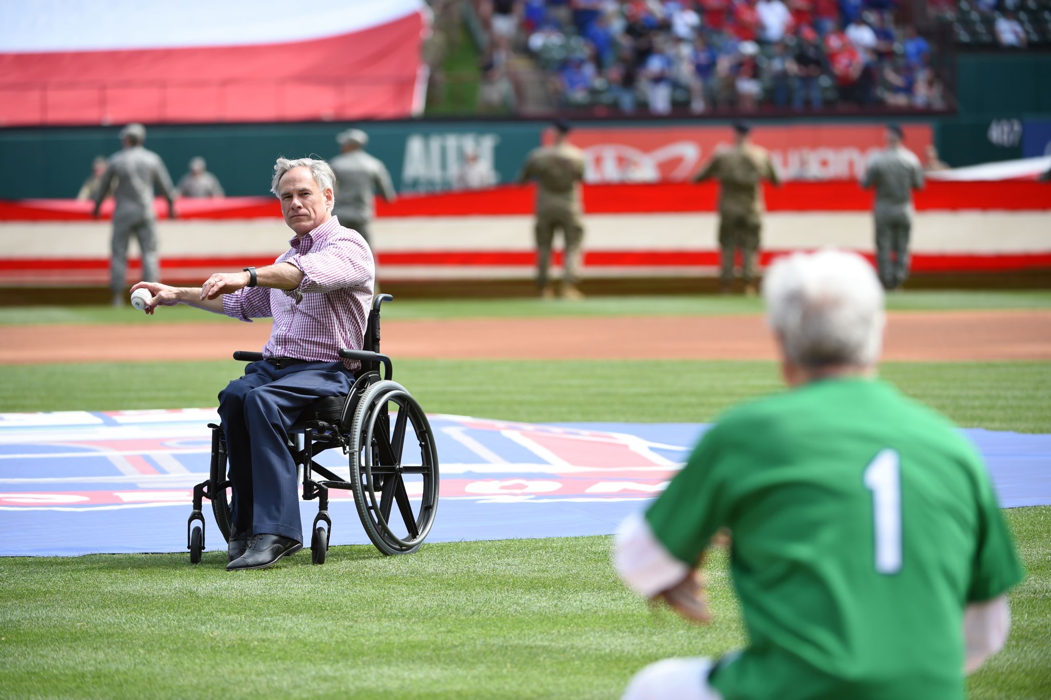 Gov. Greg Abbott to throw out virtual first pitch on Rangers’ opening day