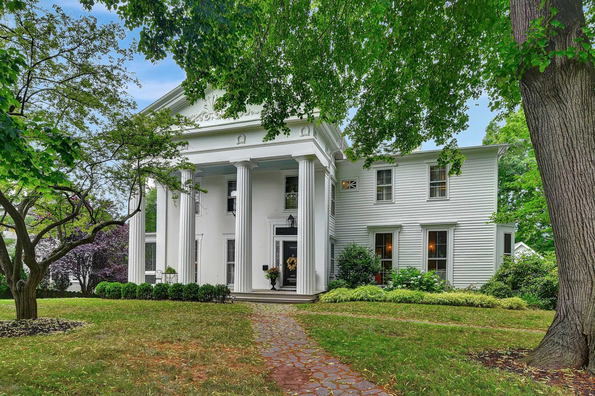 On the Market: Doric columns adorn historic Greek revival in Fairfield