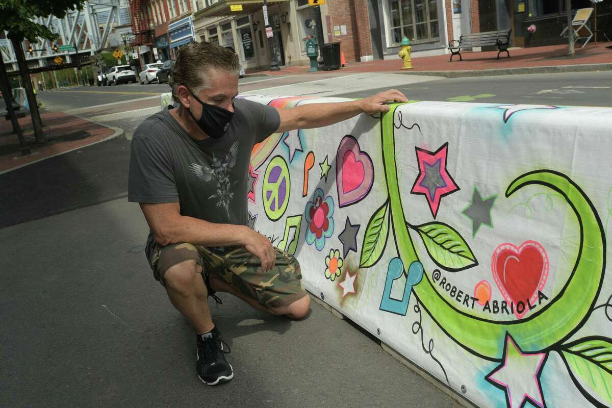 Photos: Artists reveal street murals in South Norwalk