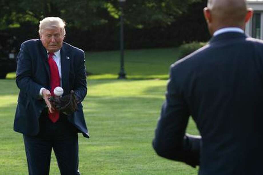 Trump to throw first pitch at Red Sox-Yankees game - Houston Chronicle