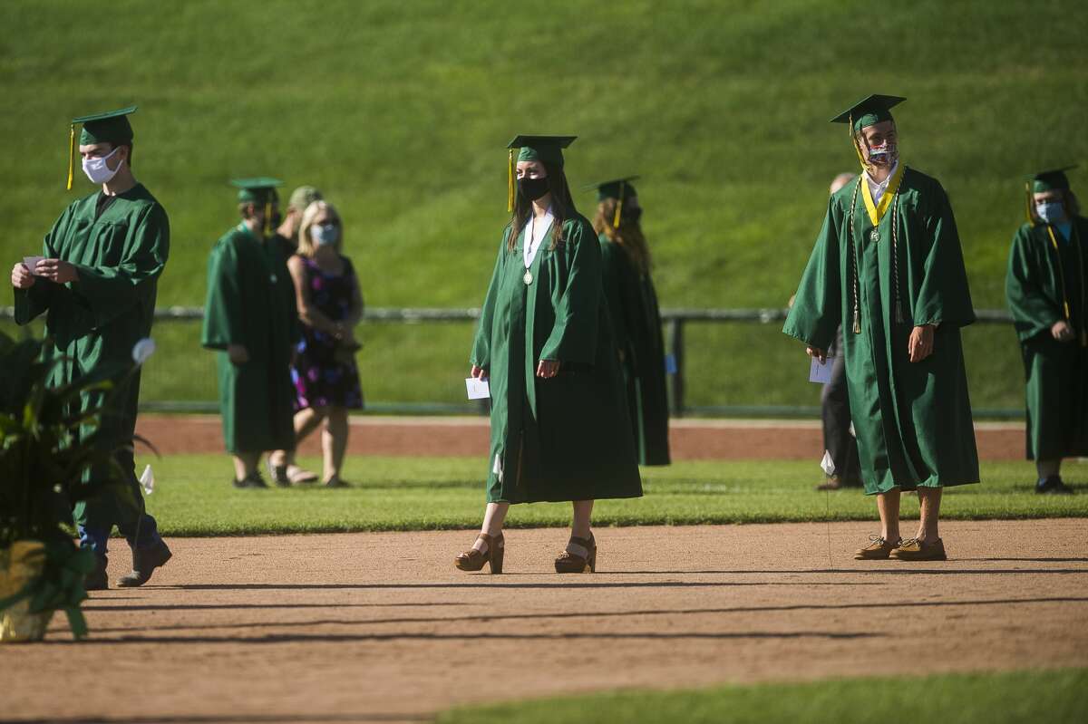Photos: H. H. Dow High School Class of 2020 commencement at Dow Diamond