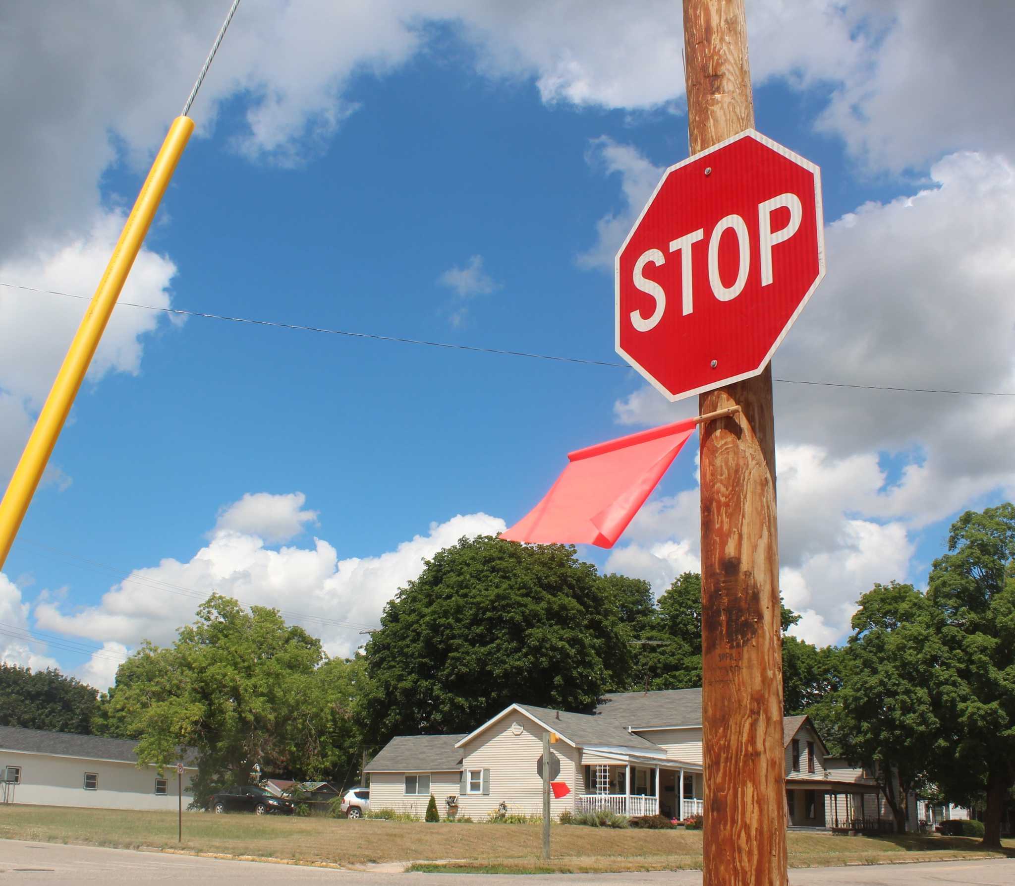 Police add 3-way stop near Big Rapids Middle School