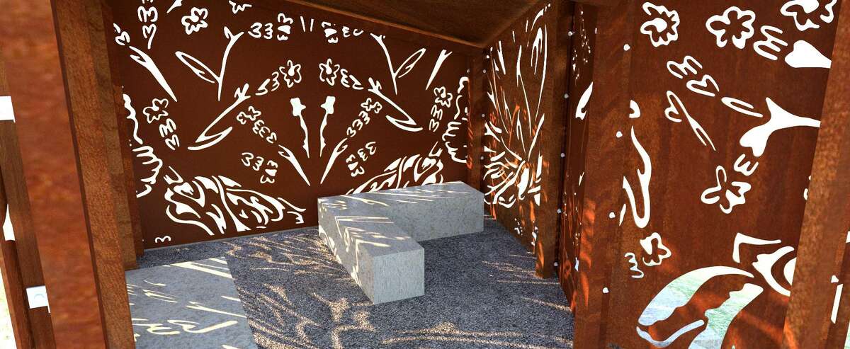 Artists design wildlife viewing blinds for new land bridge at Phil ...