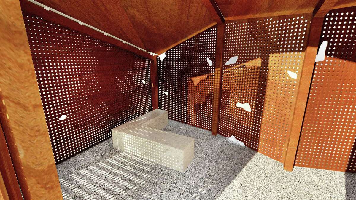 Artists design wildlife viewing blinds for new land bridge at Phil ...