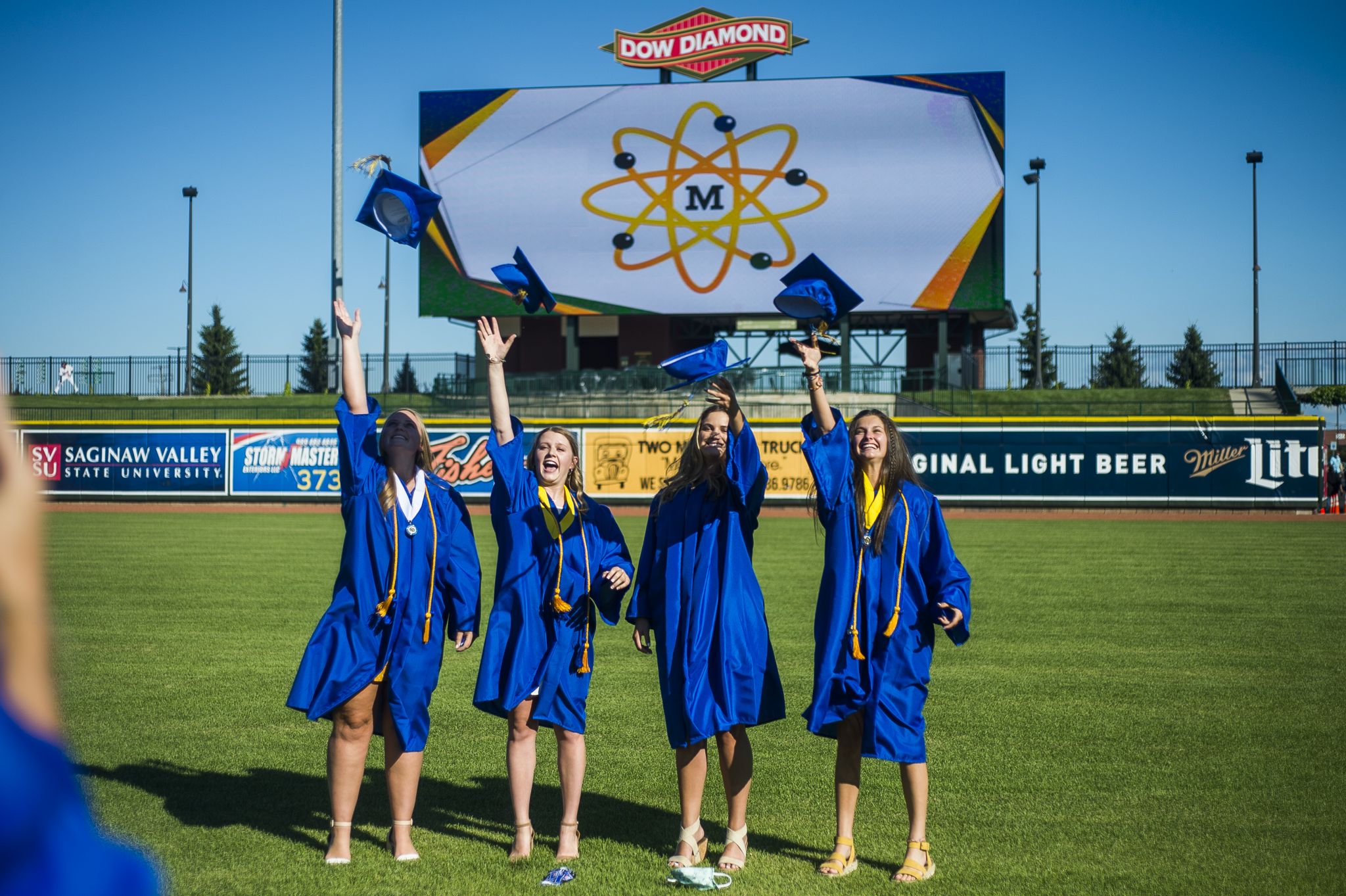 Midland High School class of 2020 commencement at Dow Diamond - July 24 ...