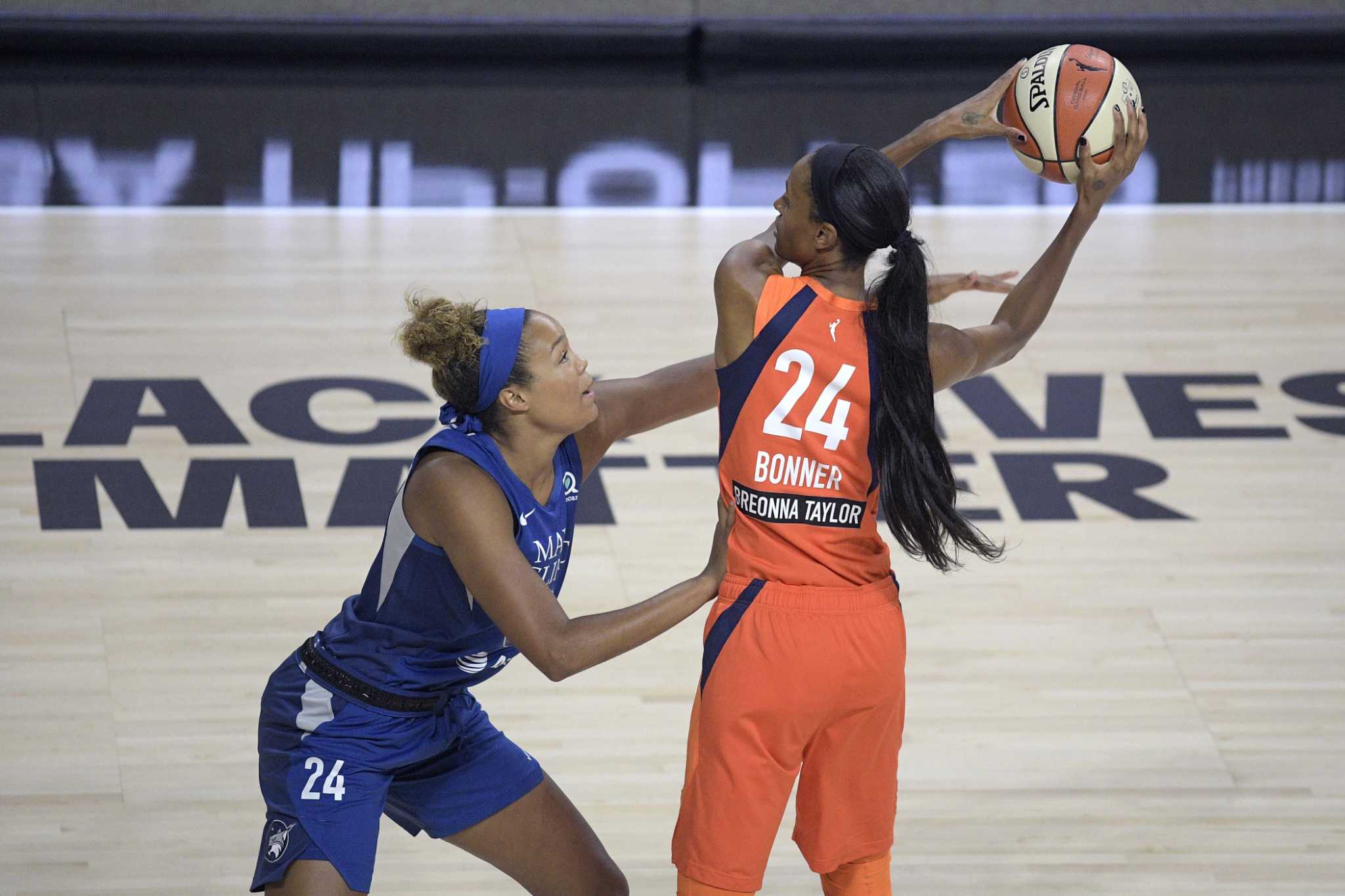 Former UConn stars Collier, Dangerfield lead Lynx past Sun