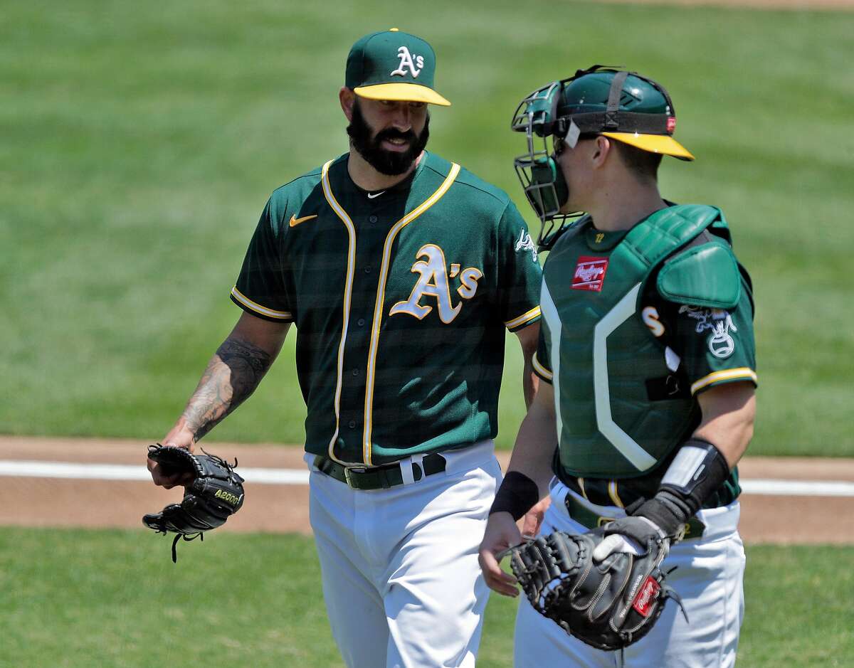A’s shun script, rely on rookie catchers Murphy and Heim heading into ...