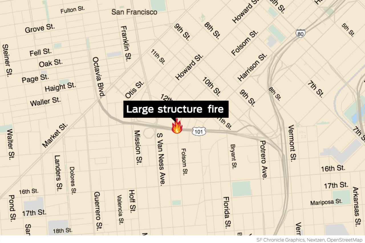 Huge fire erupts in San Francisco’s SoMa, multiple buildings engulfed ...