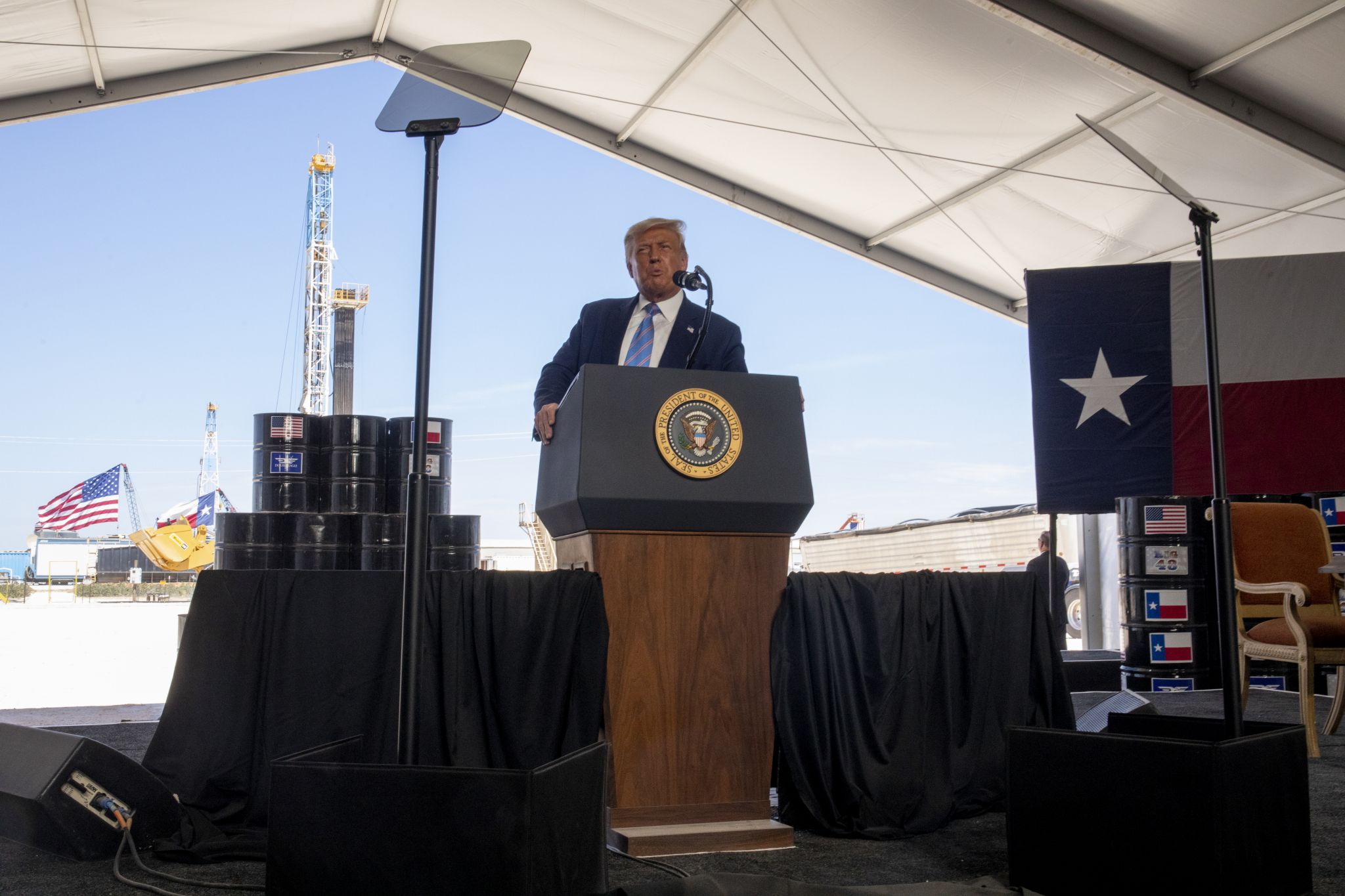 Trump indictment reaction in Midland split across party lines