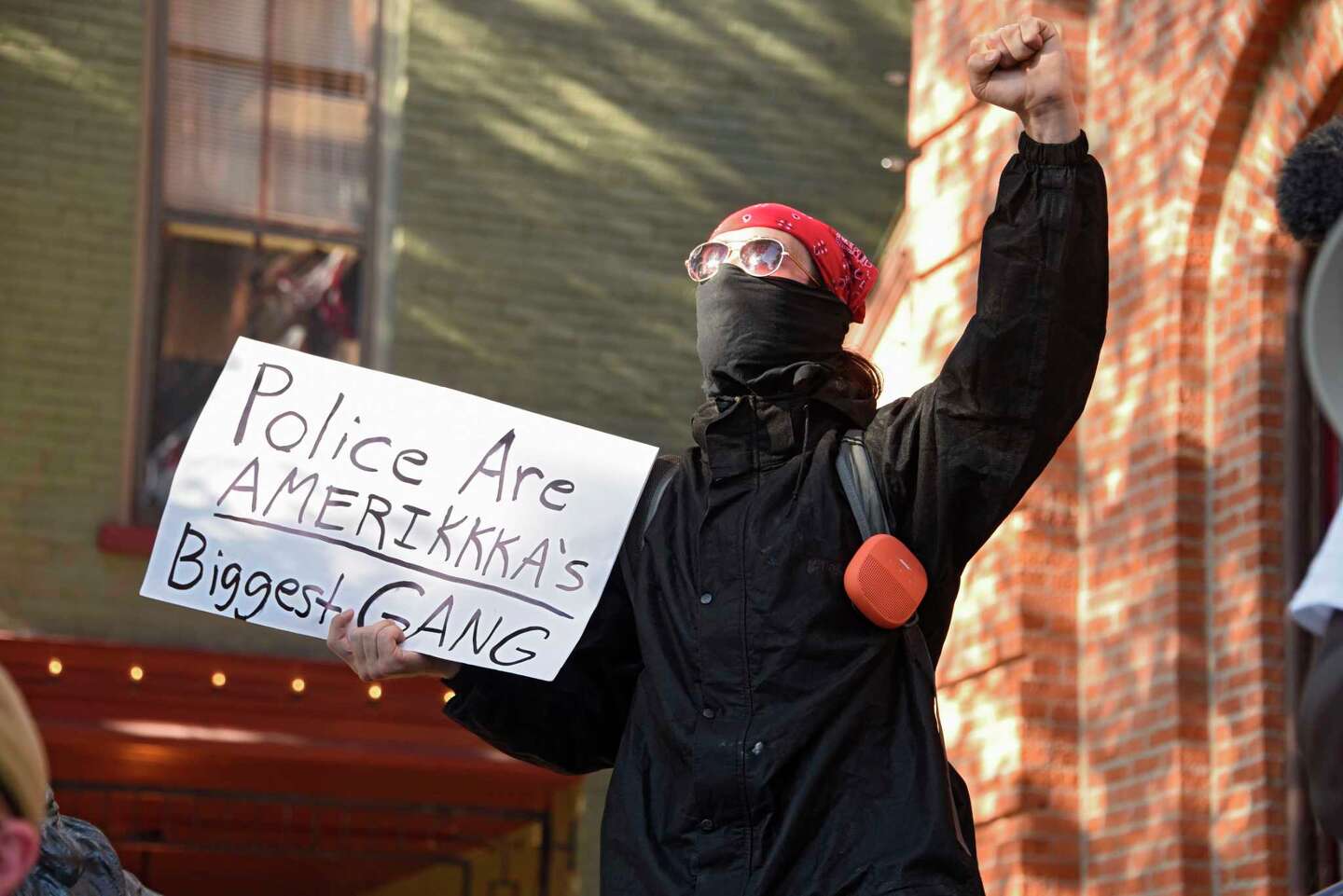 Black Lives Matter protesters in Saratoga Springs upset by police tactics