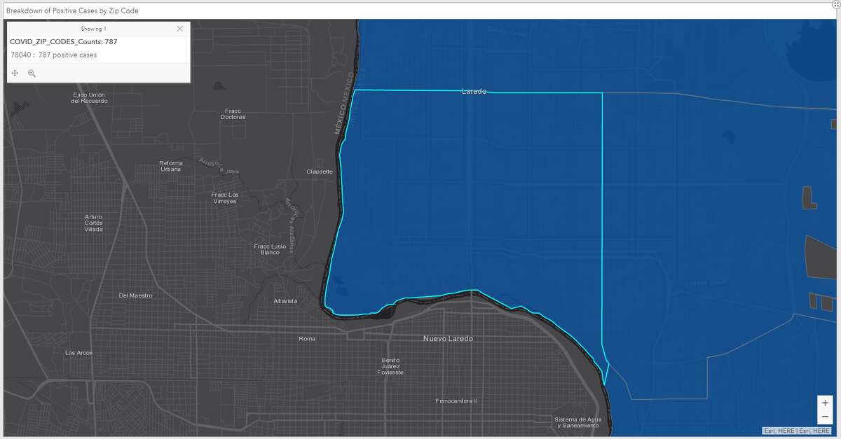 Map: Which Laredo zip code is most affected by the coronavirus?