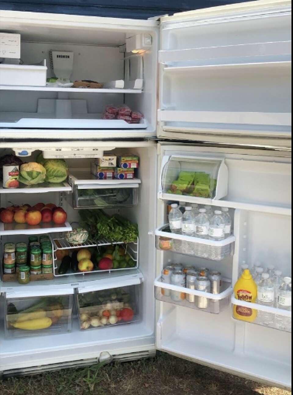 Downtown community fridge offers free fresh goods for those in need