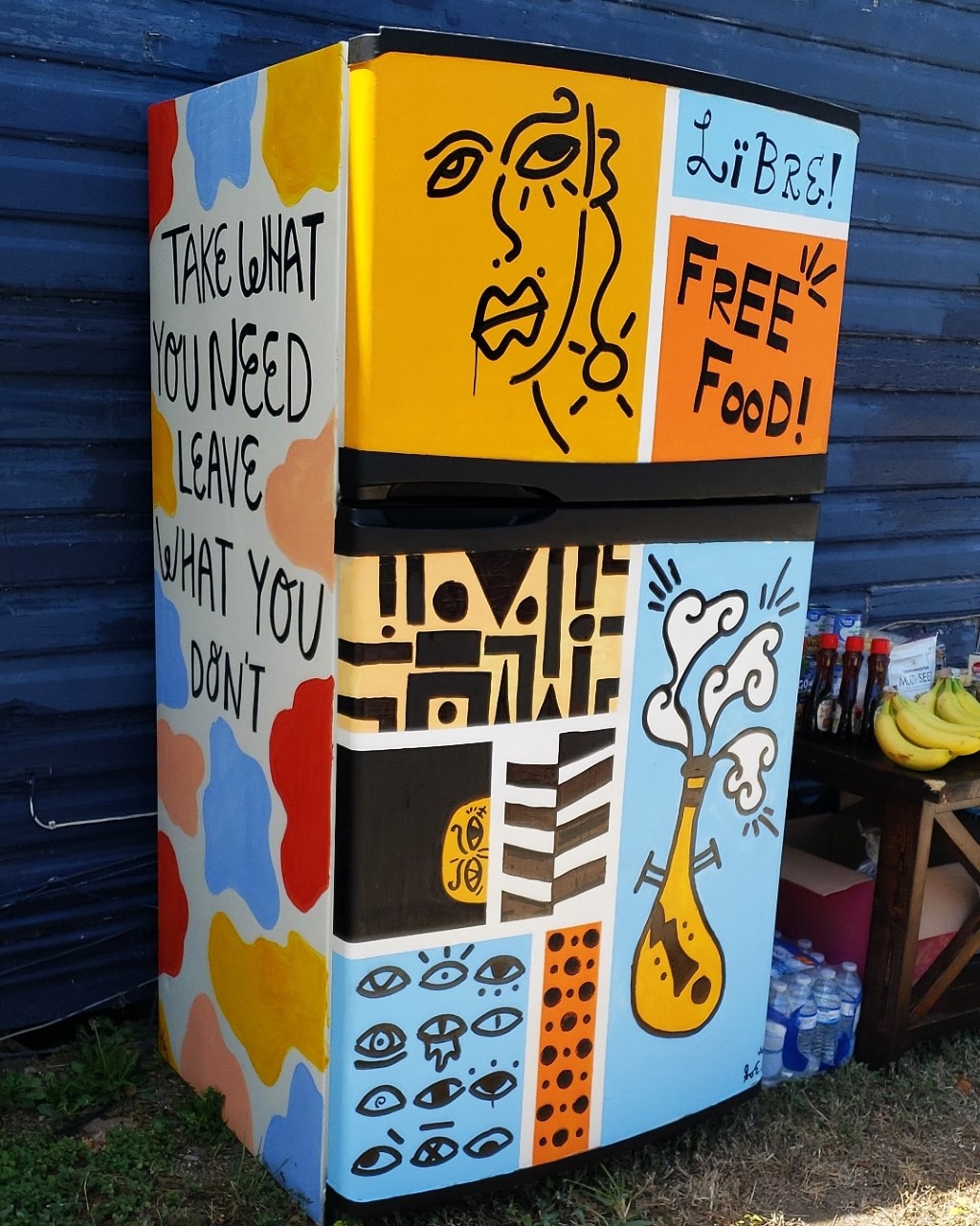 Downtown community fridge offers free fresh goods for those in need