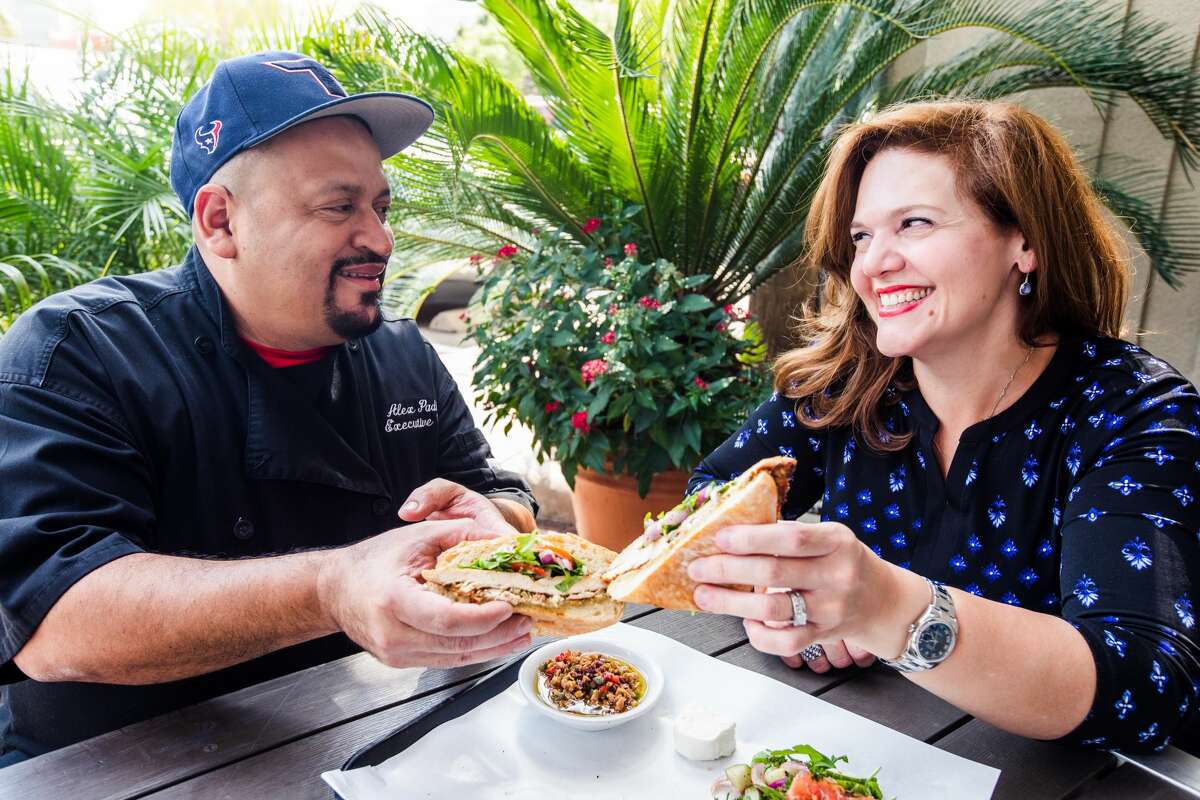 KRBE’s Roula Christie debuts ‘Roula’s Greek Getaway’ sandwich at Antone ...