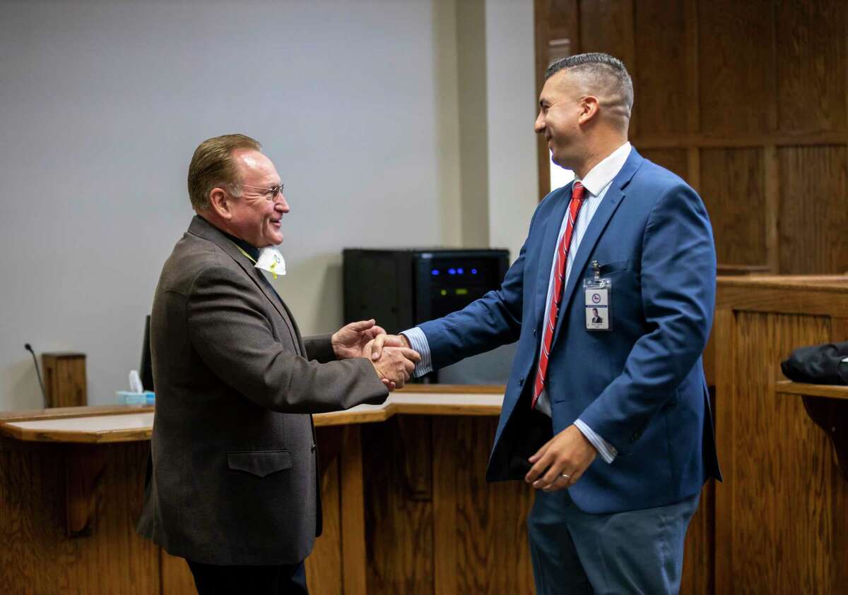 Santini takes interim bench of new 457th state District Court