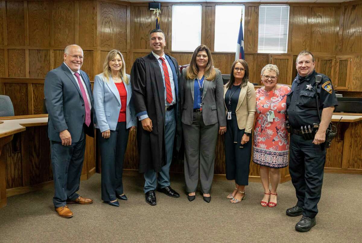 Santini takes interim bench of new 457th state District Court