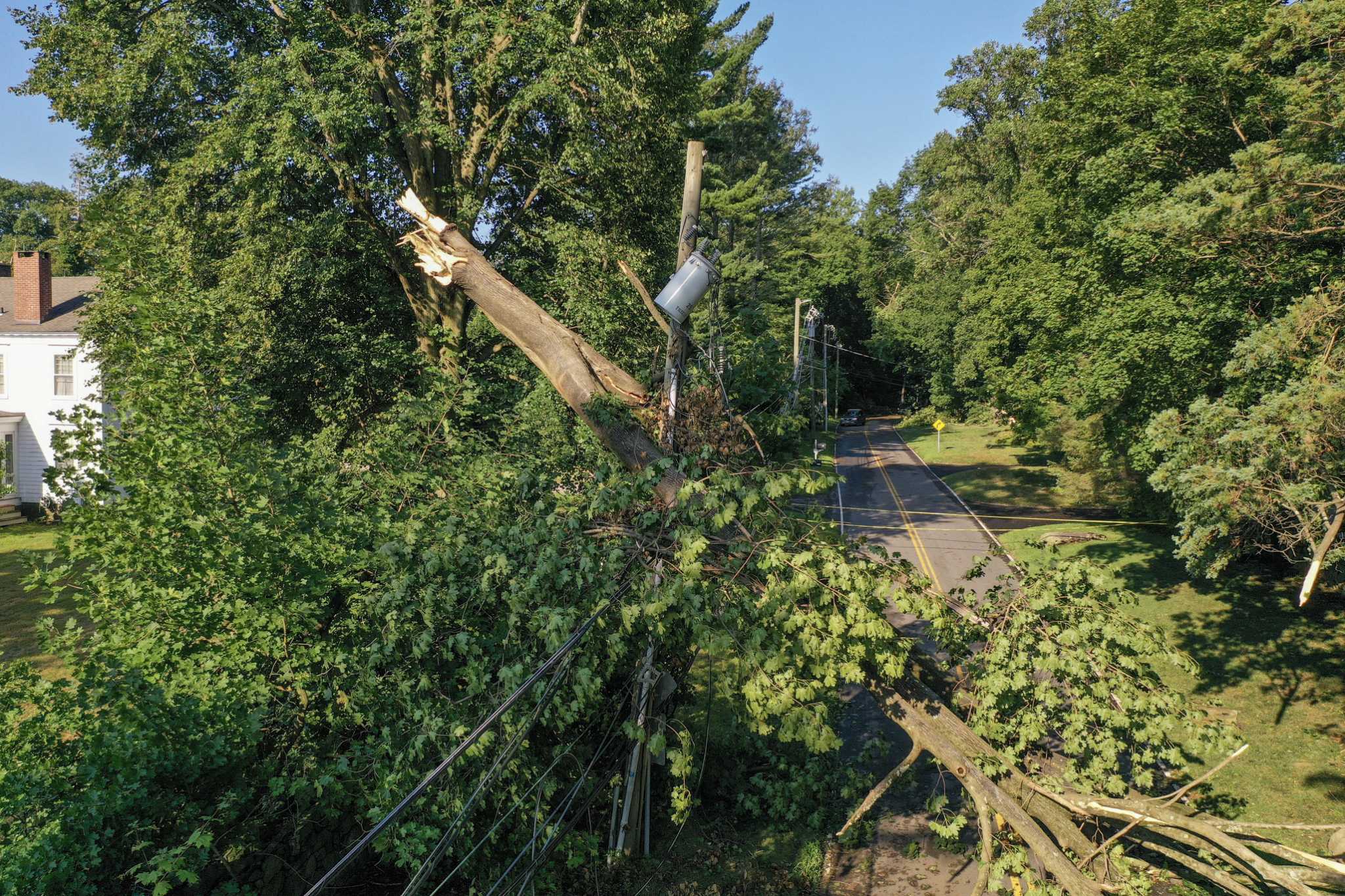 Photos: Aerial photos, more of the aftermath of Isaias