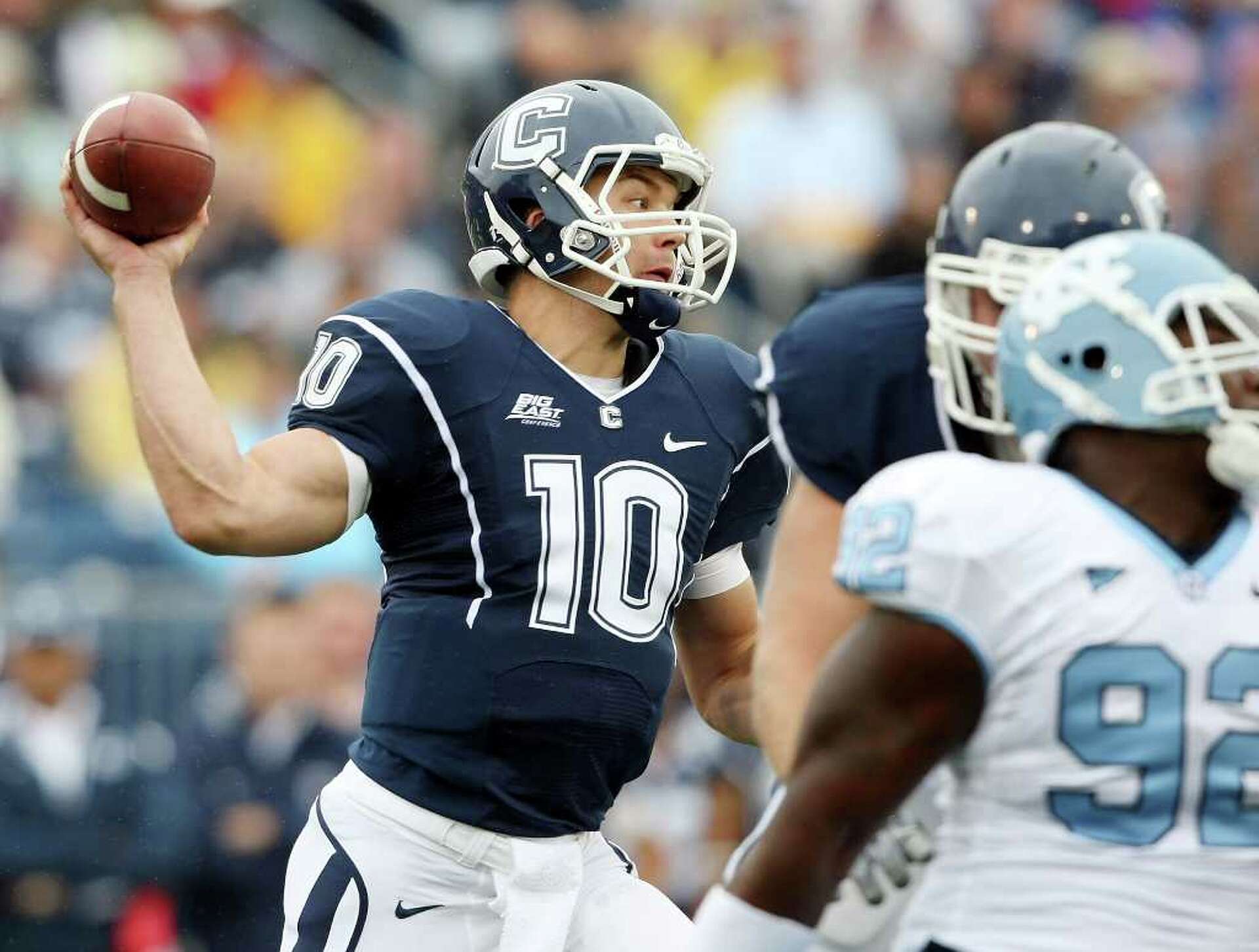 Focused Frazer a confident UConn QB