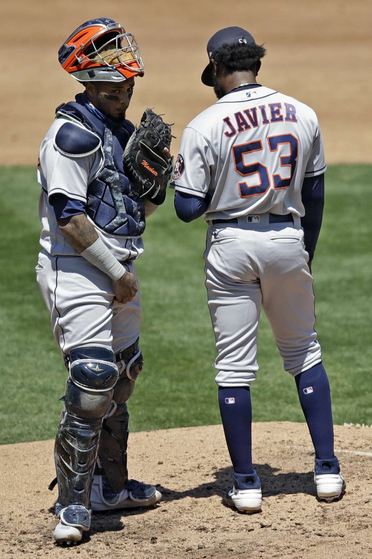 Astros fight with A's, drop 5th game in a row
