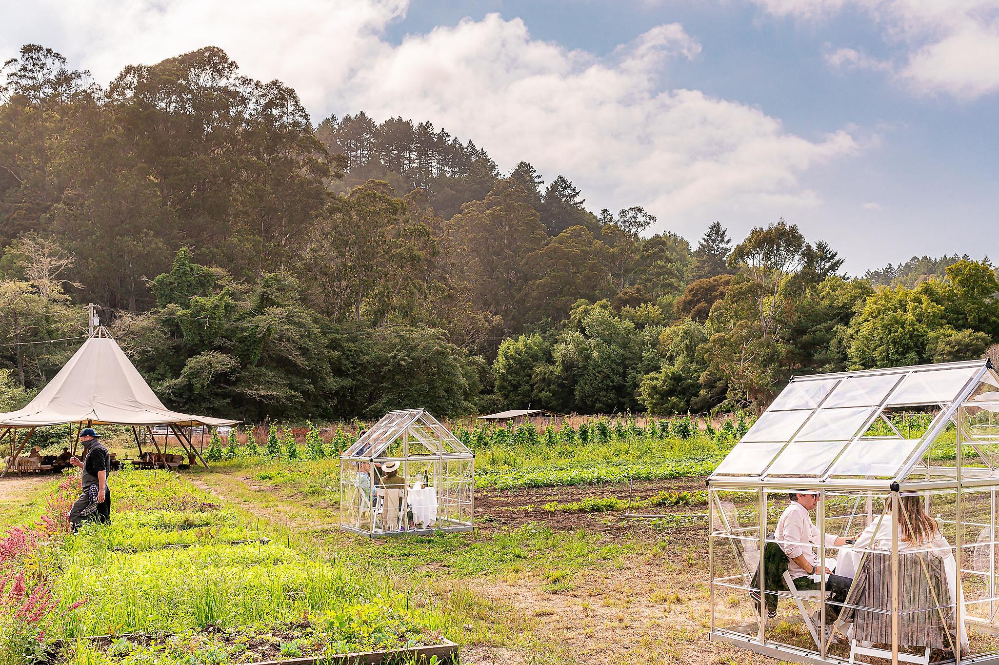 The Bay Area’s fanciest dinners are now on farms, limo ride included