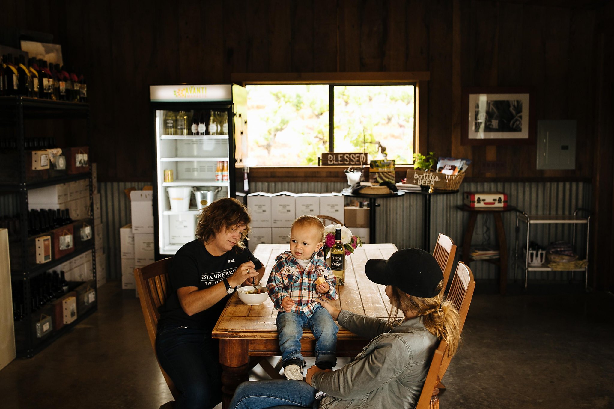 Testa Vineyards: Taste Zinfandel in a chicken coop