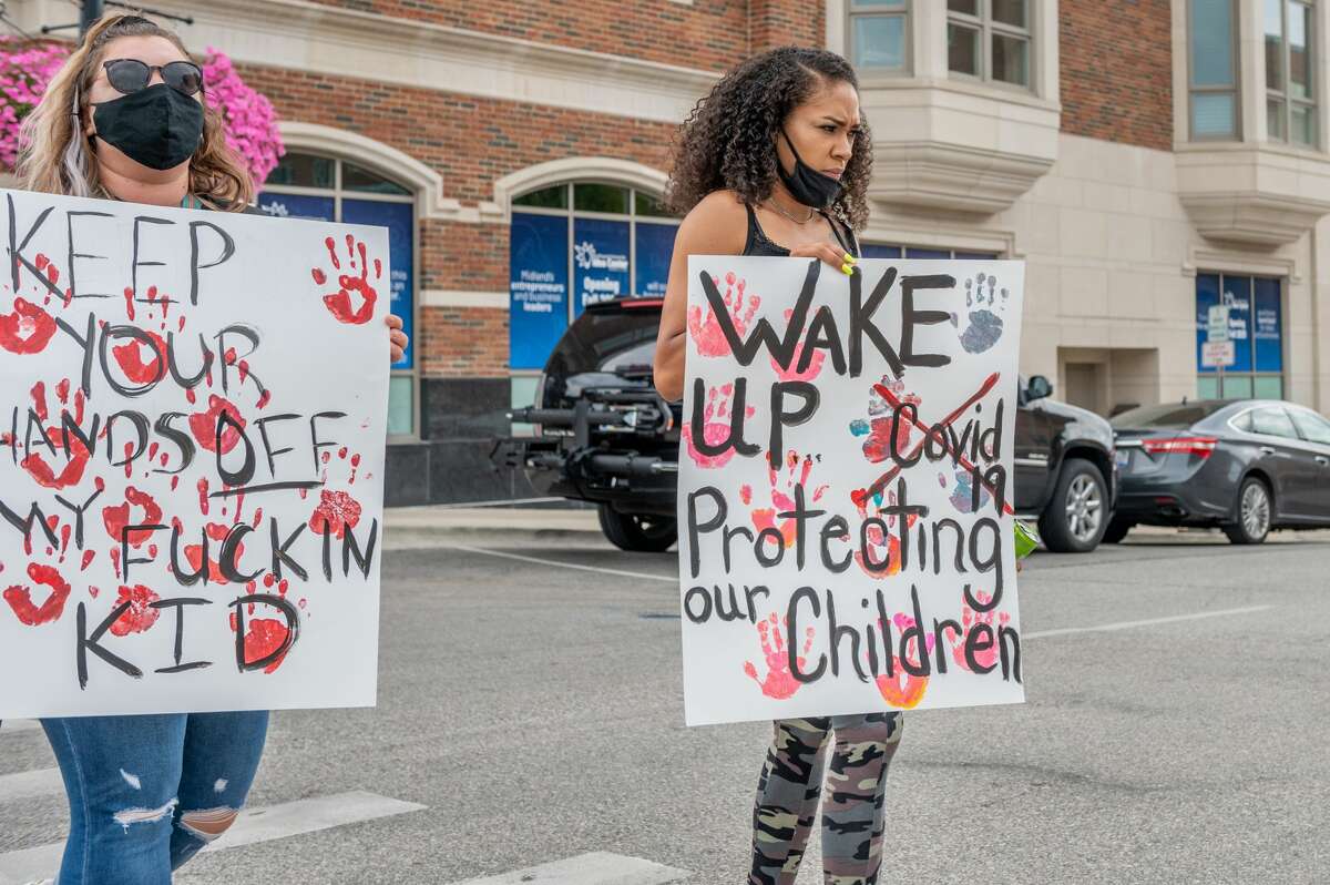 Midland Protesters raise awareness of child abuse, human trafficking ...